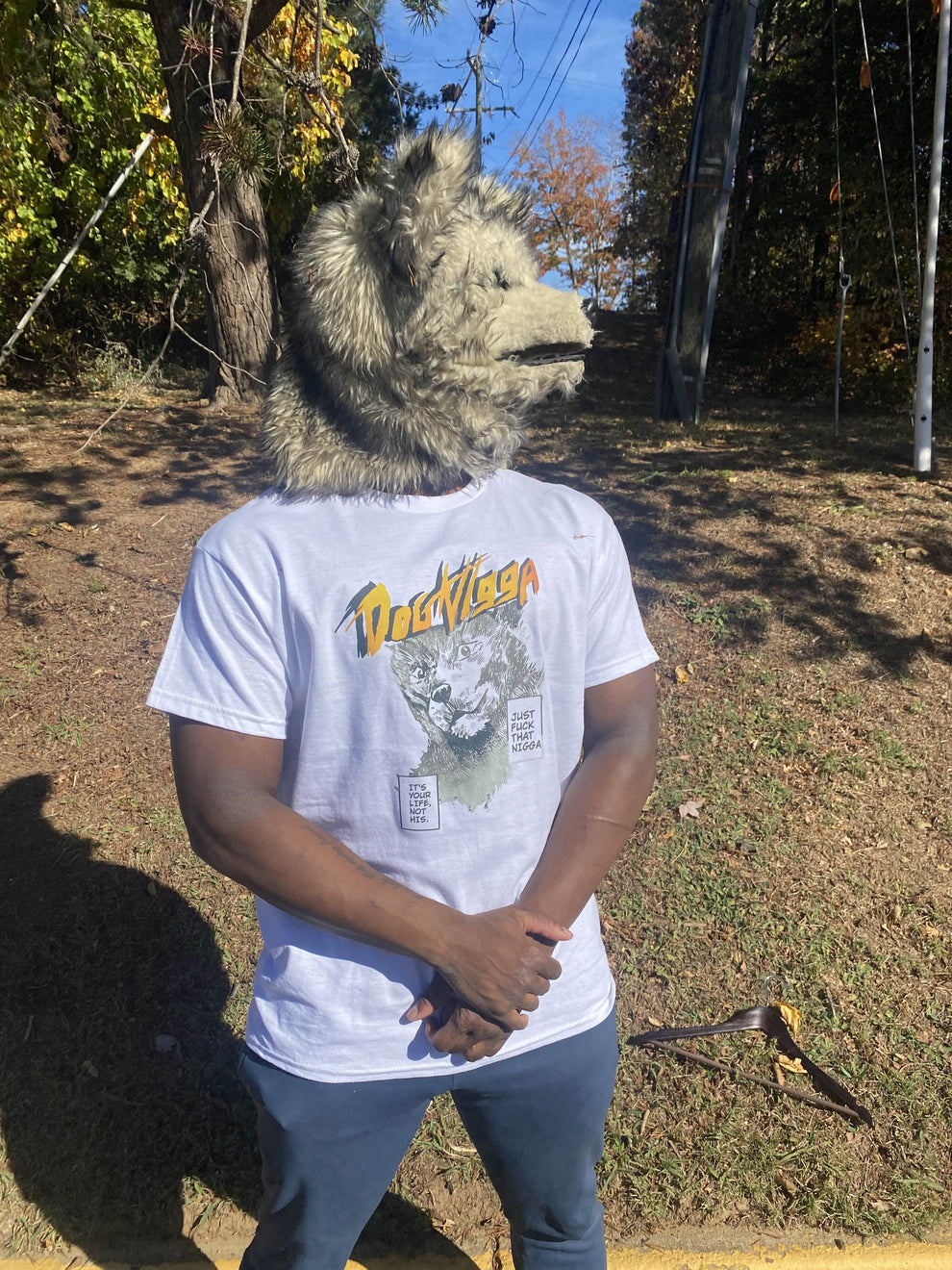 Dog Nigga "It's Your Life" T-Shirt (White, Grey, Black) – Dog Ningen ...